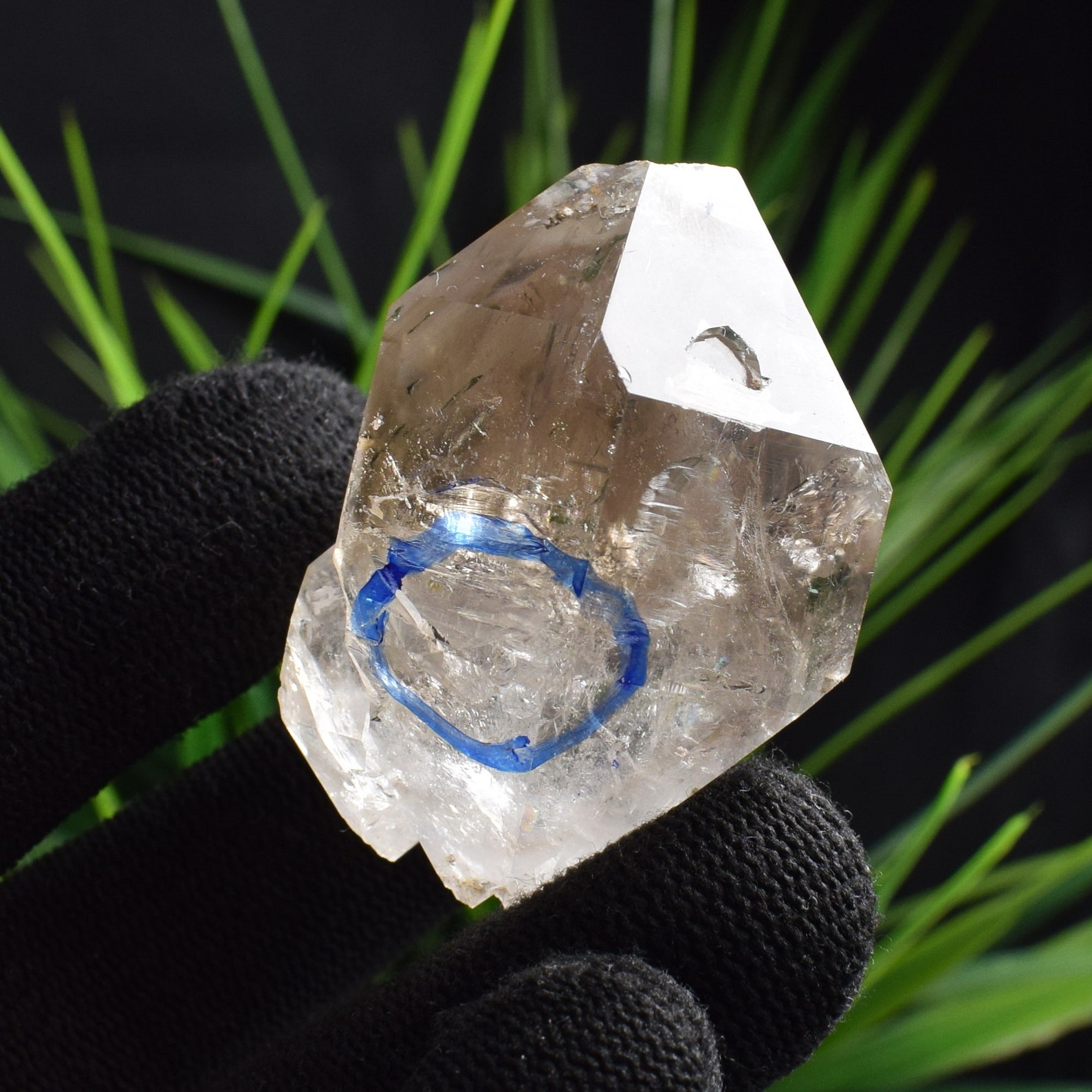 71g Moving Water Bubble Quartz Crystal,enhydro Crystal,mineral ...