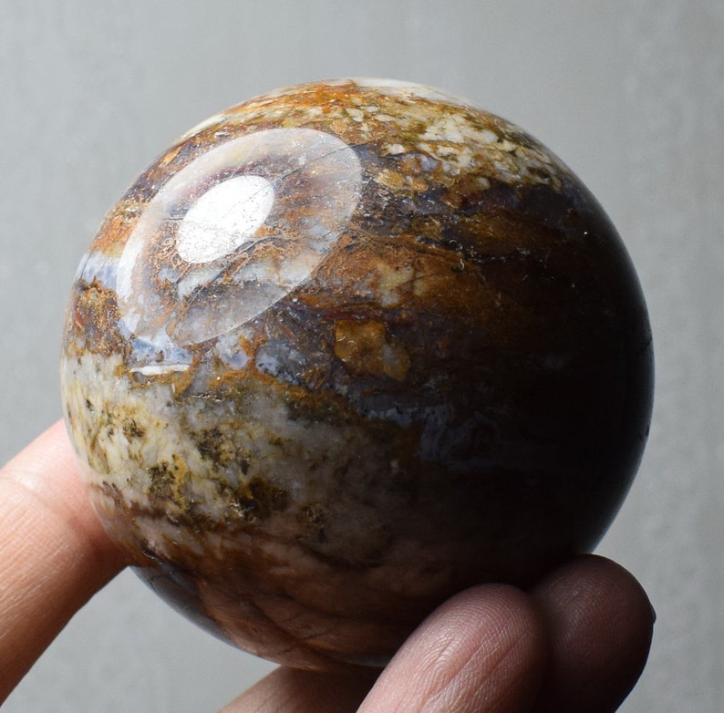 Natural Golden Red Polished PIETERSITE Crystal Sphere,anniversary Gift ...