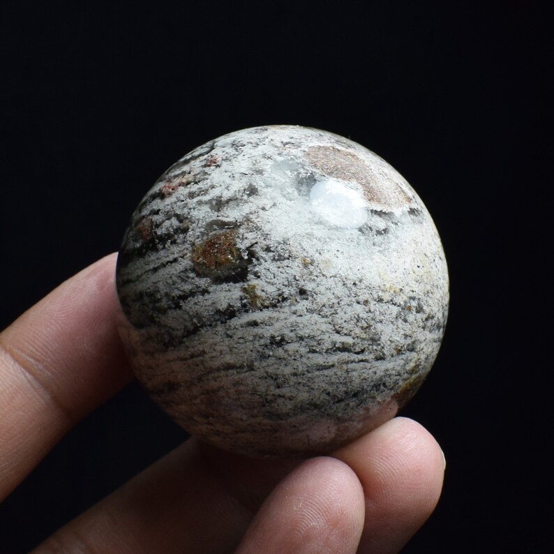 1.77 Natural Ghost Phantom Quartz Crystal Ball | Etsy