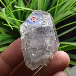 48g Moving Water Bubble Quartz Crystal,enhydro Crystal,mineral ...