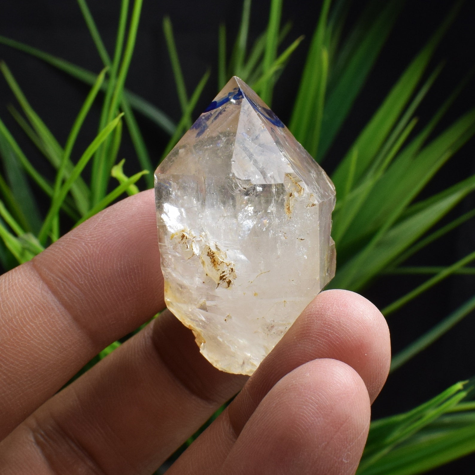 31g Moving Water Bubble Quartz Crystal,enhydro Crystal,mineral ...