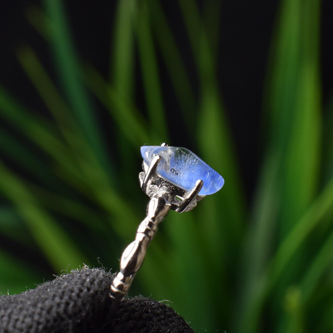 Rare Cute Blue Dumortierite Silver Ring,dumortierite in Quartz, 925 ...
