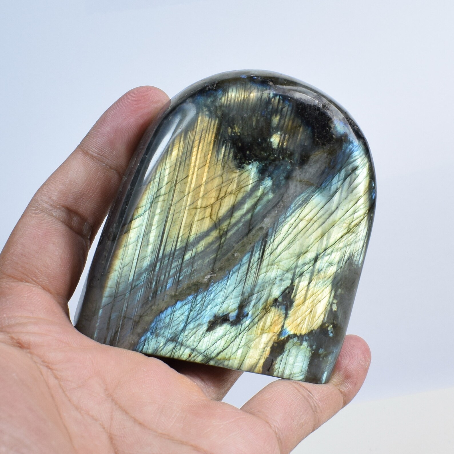 350g Polished Blue Labradorite DecorationLabradorite Gemstone | Etsy