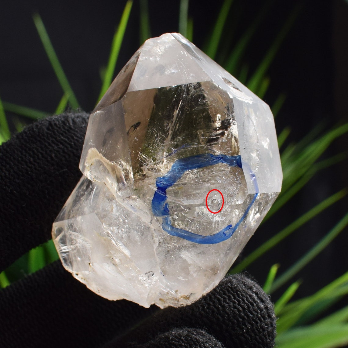 71g Moving Water Bubble Quartz Crystalenhydro Crystalmineral - Etsy