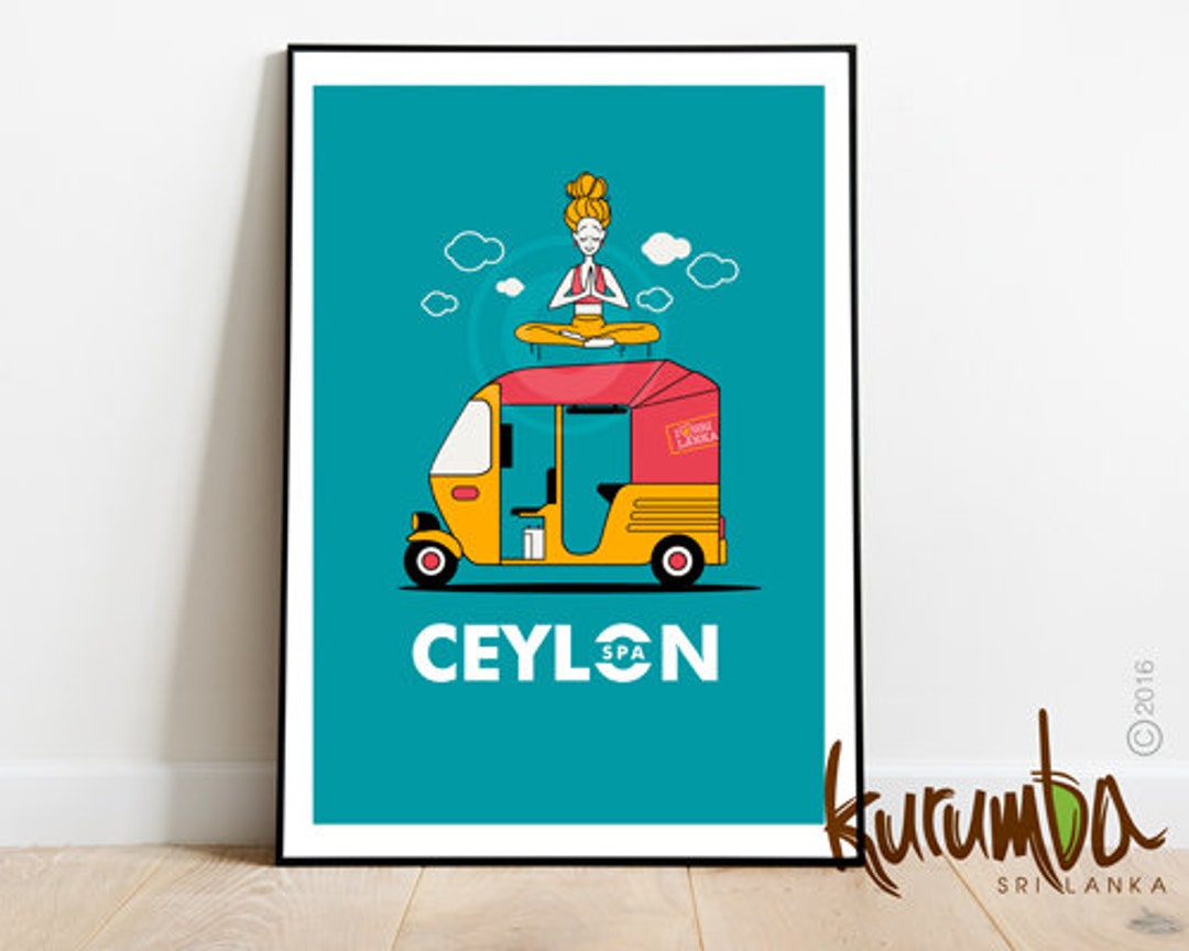 ORIGINAL TRAVEL POSTERS, Ceylon ' Ceylon Tuk' Order for 3 Comes With ...