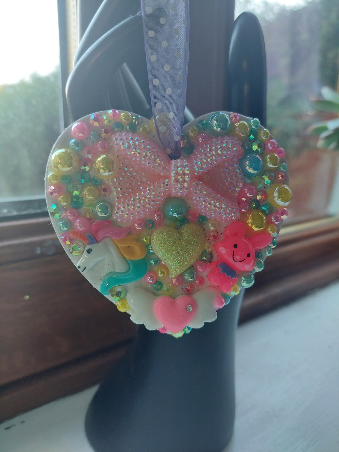 Kawaii Cute Heart Decoration - Etsy