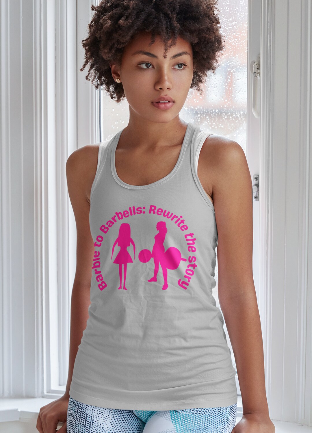 Barbie Crossfit Tank Gym Shirts Fit Girls Shirt Workout - Etsy