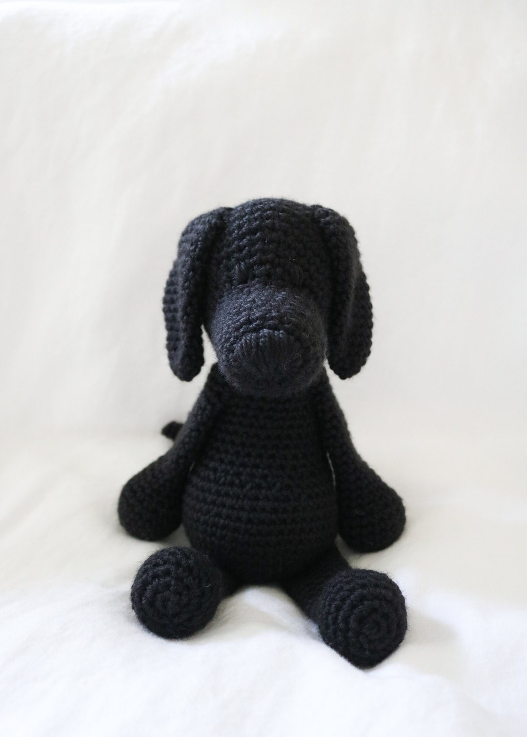 Black Labrador Retriever // Crochet Labrador // Toy Dog // Custom Dog ...