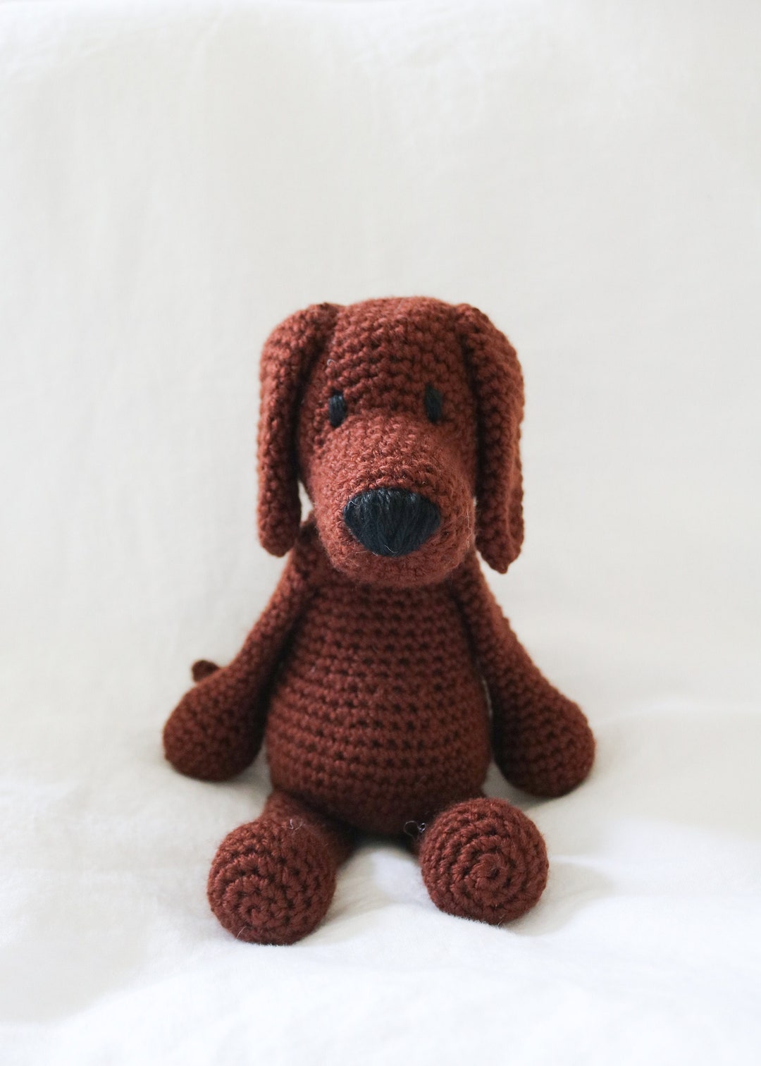 Chocolate Labrador Retriever // Crochet Labrador // Toy Dog // Custom ...