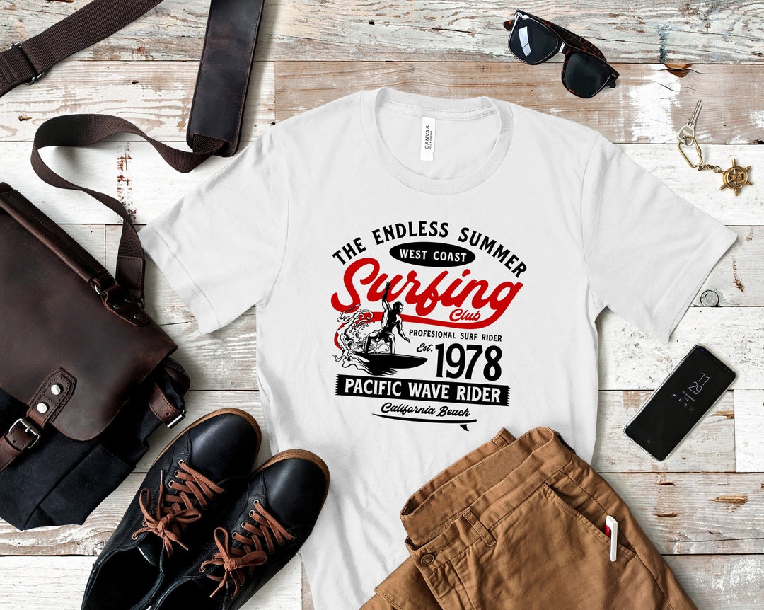 Endless Summer Surf Club Pacific Surf Rider Custom Design - Etsy