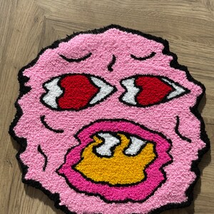 Trippy Cherry Bomb Tufted Rug Tyler the Creator Carpet - Etsy