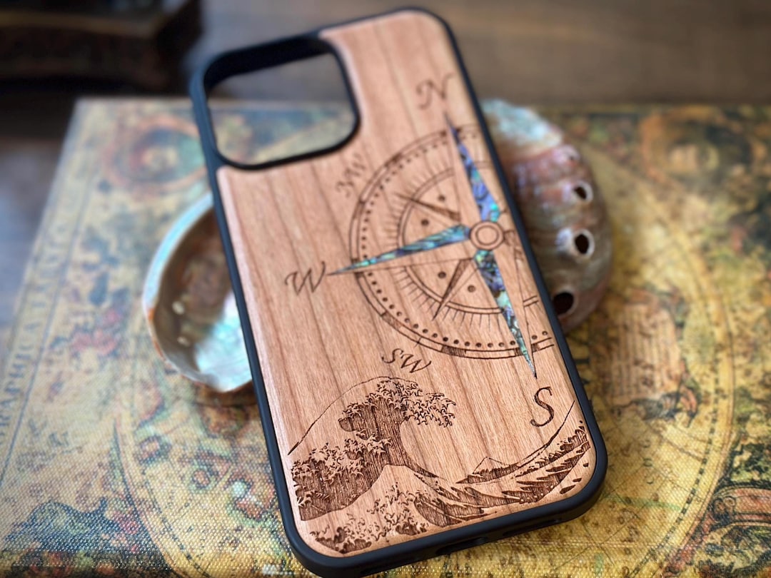 Unique iPhone 17 Pro Max, Air Cases With Abalone Shell Inlay - Handmade ...