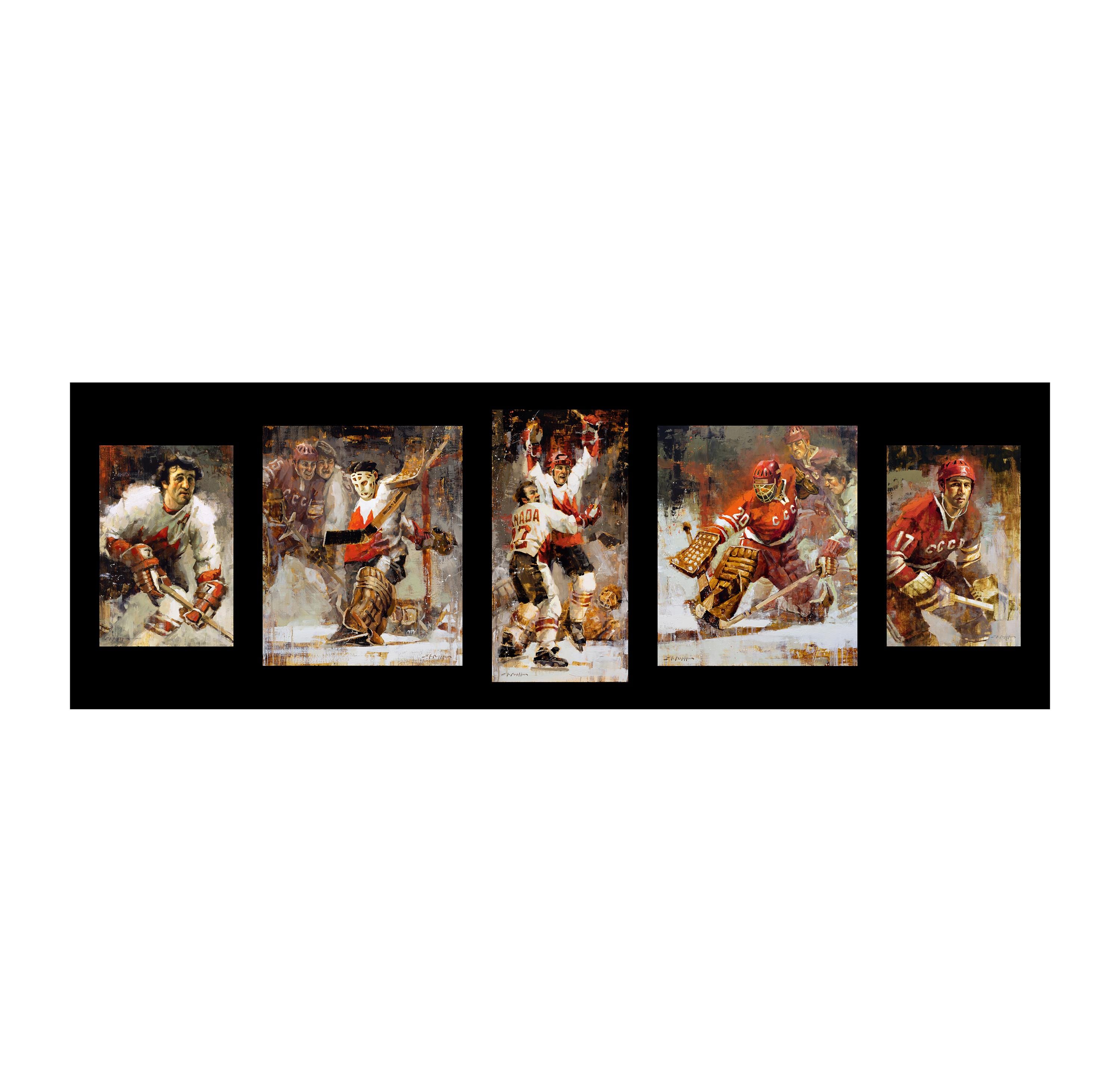 Summit Series Poster Print 5 Images in One - 1972 Team Canada Vs ...