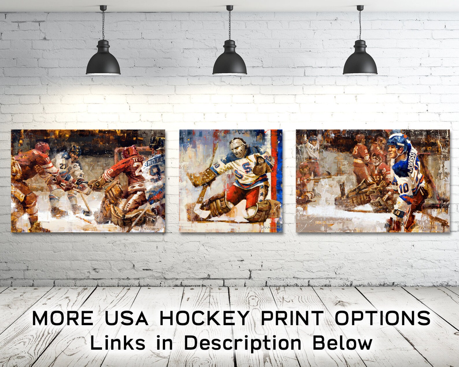 Miracle on Ice Posters Set of 3 Set 1 Horizontal Format - Etsy