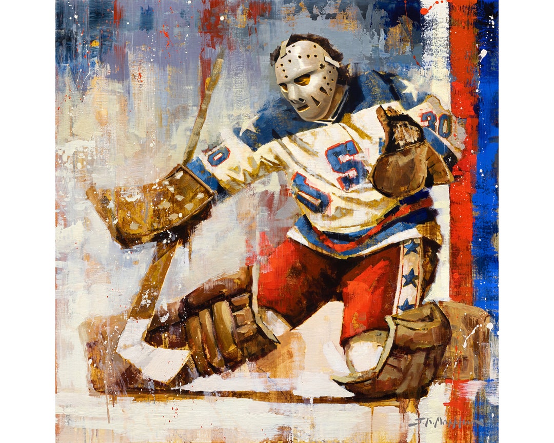 Jim Craig Team USA Hockey Poster or Metal Print From Original Painting ...