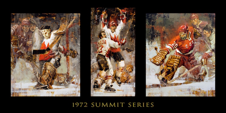 Summit Series Poster Print 3 Images in One With Black Background - 1972 ...