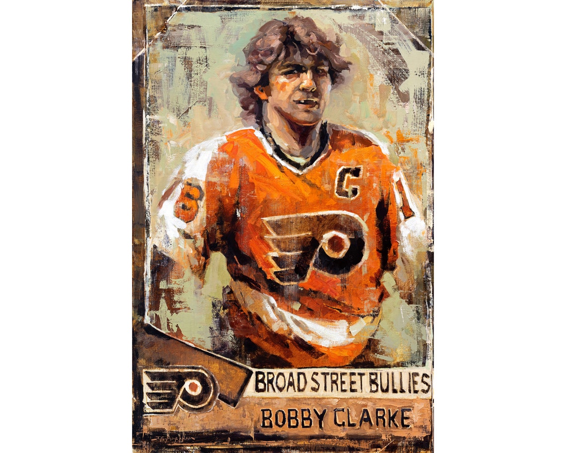 Bobby Clarke Philadelphia Flyers Poster or Metal Print From Original ...