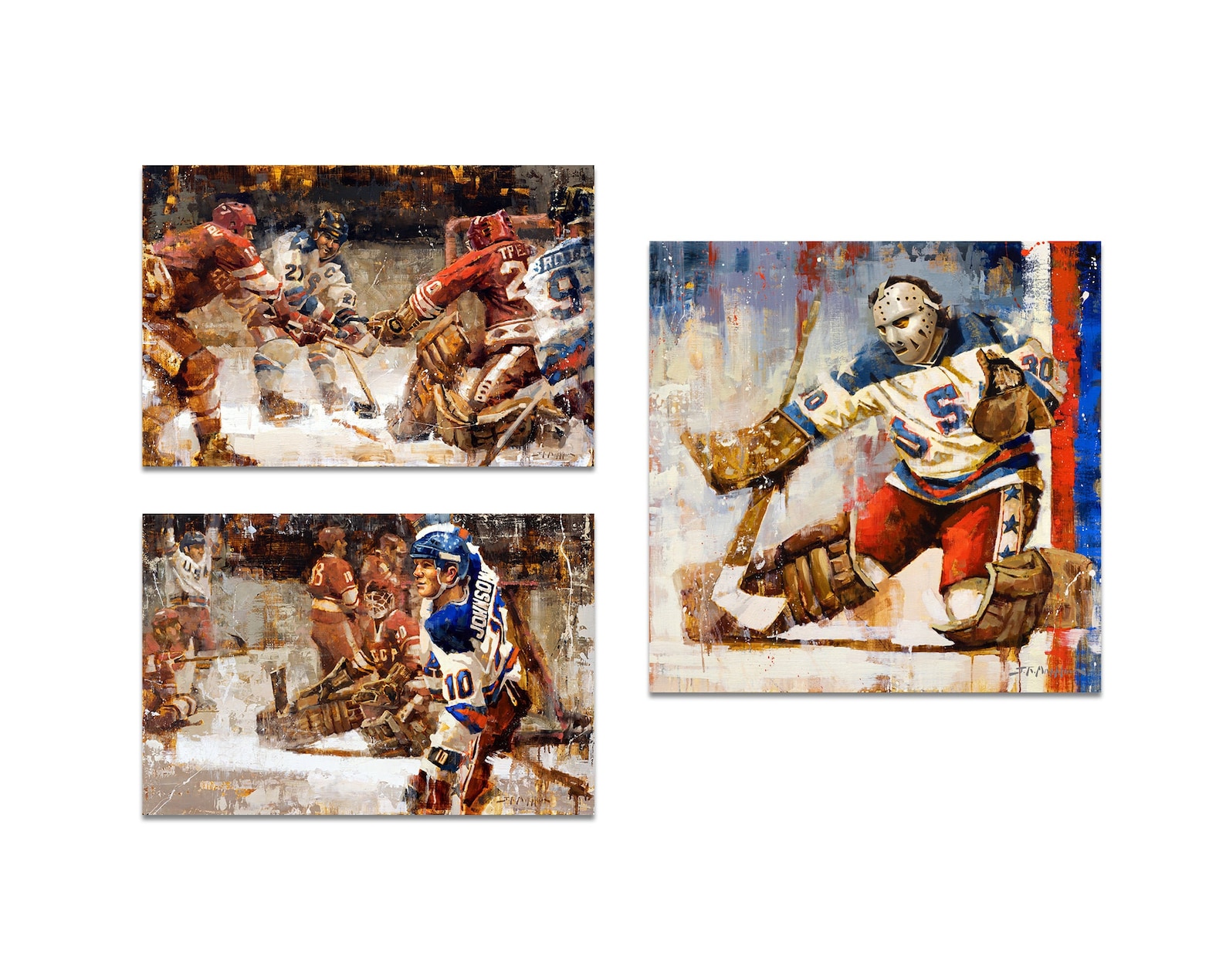 Miracle on Ice Posters Set of 3 Set 2 Vertical Format - Etsy