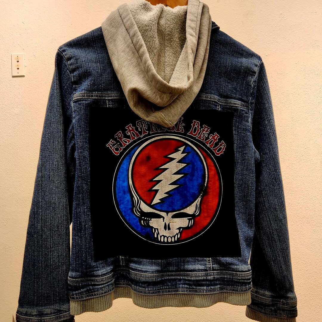 Grateful Dead Denim Jacket L - Etsy