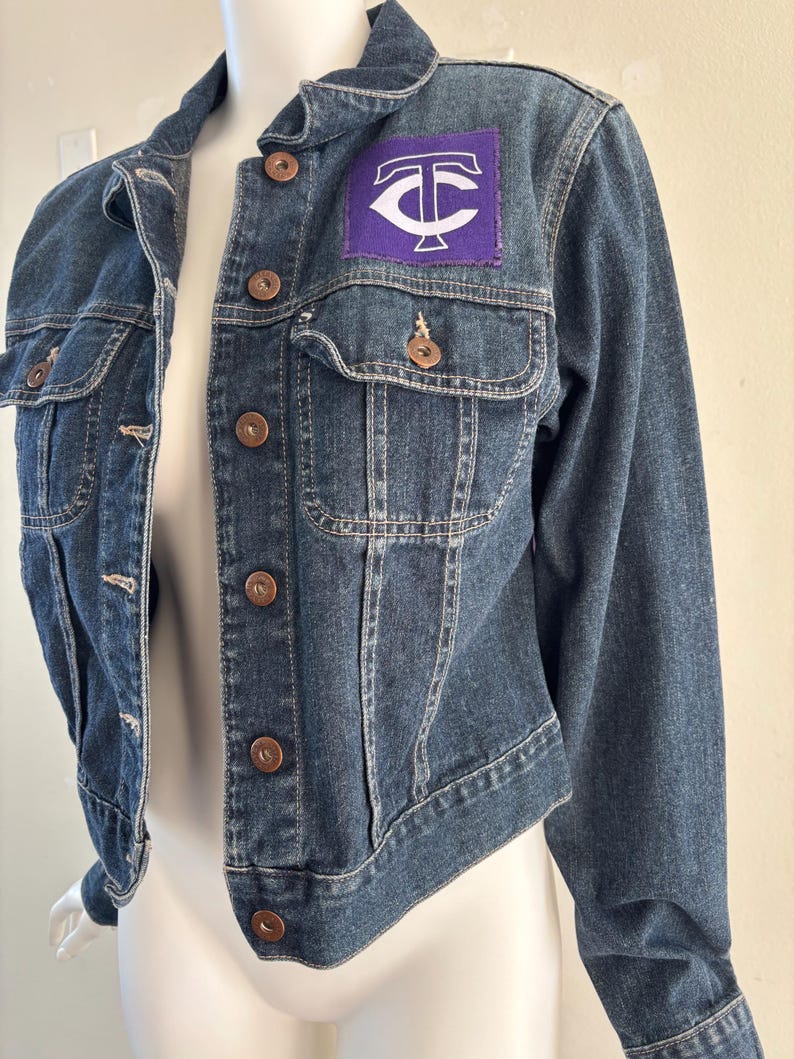 Prince Denim Jacket – Minnesota Graphic (women’s Medium) - Etsy