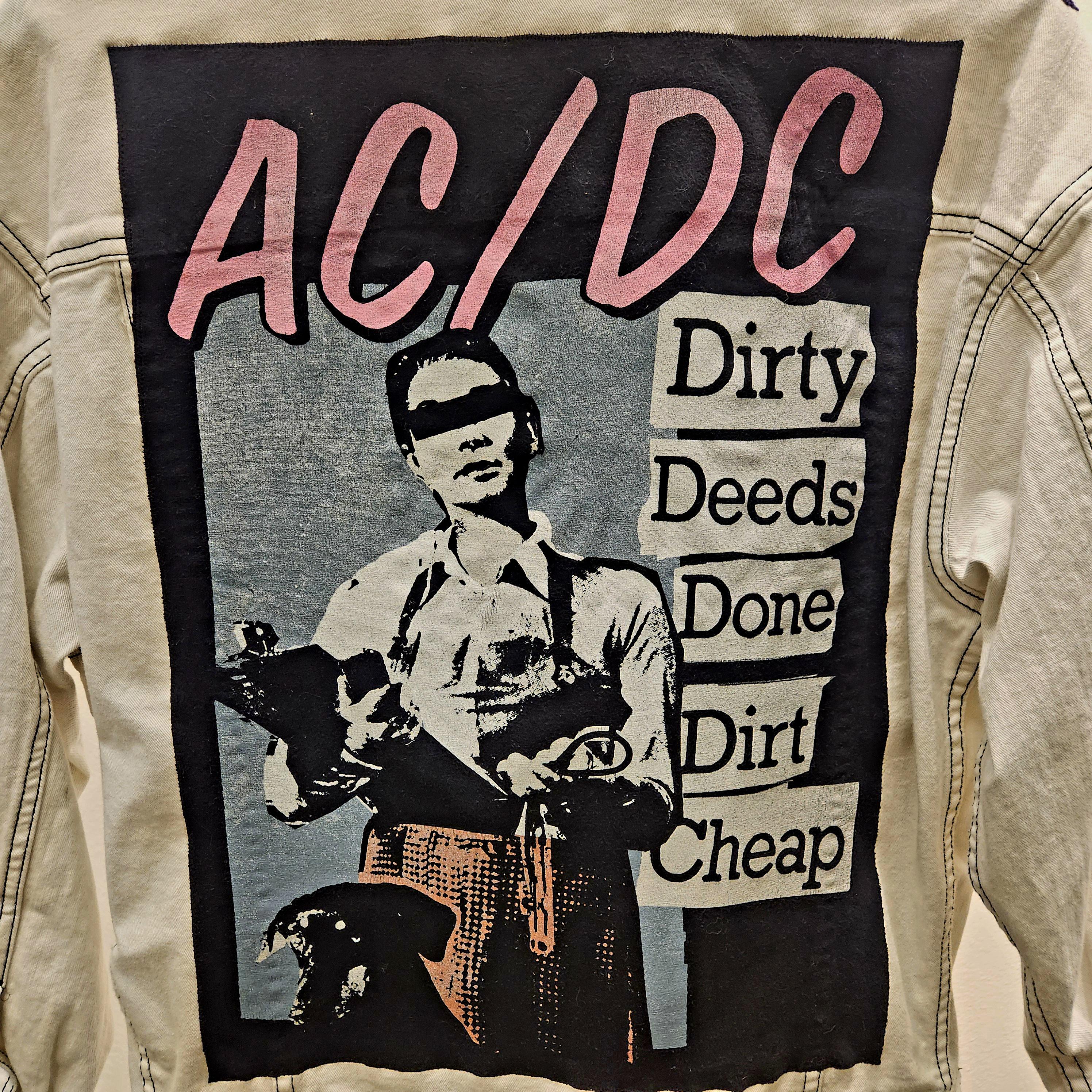 AC/DC Denim Jacket XXL - Etsy