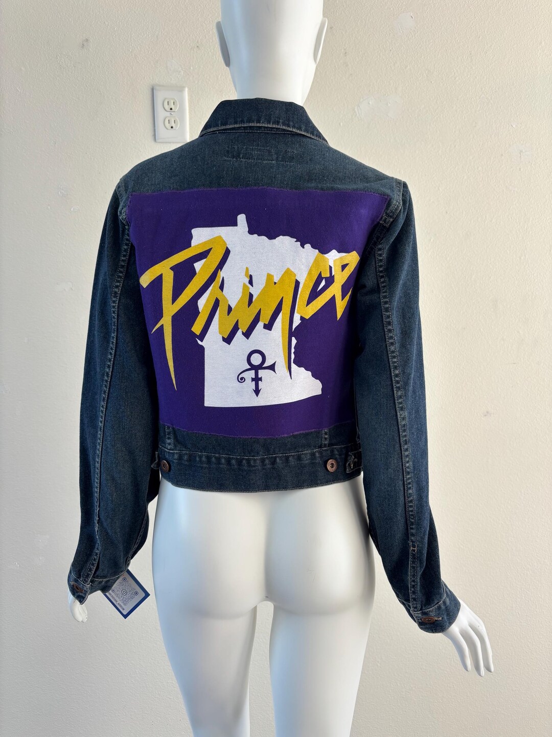 Prince Denim Jacket – Minnesota Graphic (women’s Medium) - Etsy