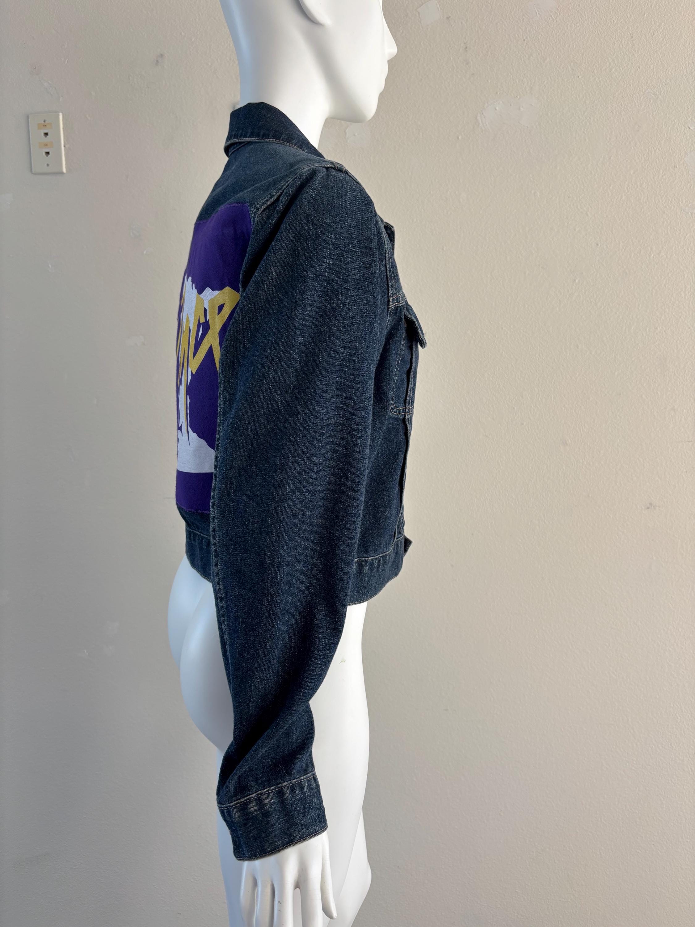Upcycled Prince Denim Jacket – Minnesota Graphic (women’s Medium) - Etsy