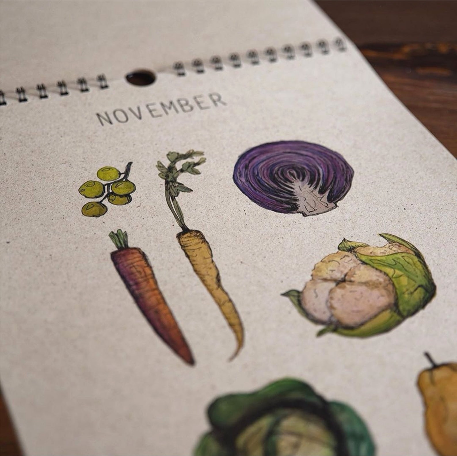 Saisonkalender für heimisches Obst und Gemüse Wandkalender - Etsy.de