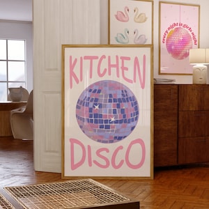 Kitchen Disco Digital Wall Art/poster - Etsy