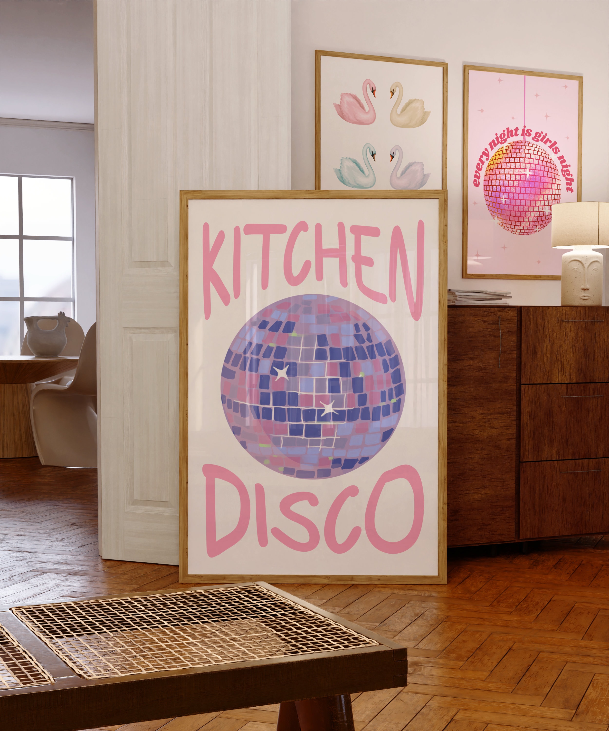 Kitchen Disco Digital Wall Art/poster - Etsy