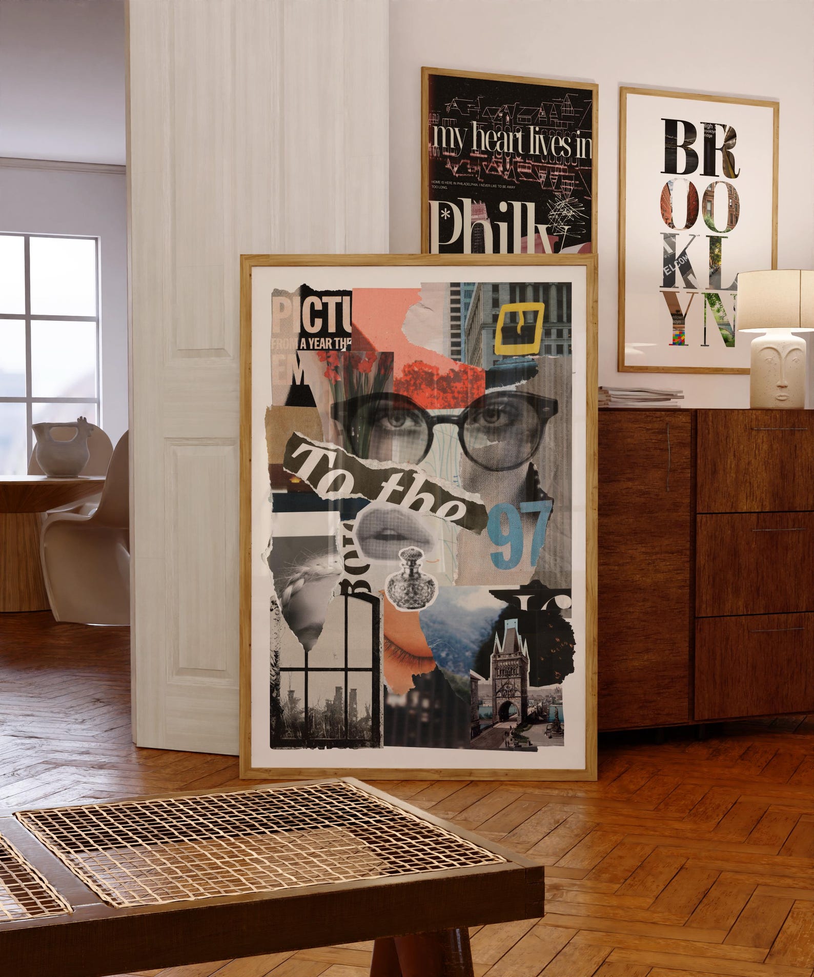 Magazine Cut-outs Collage Digital Wall Art/poster - Etsy