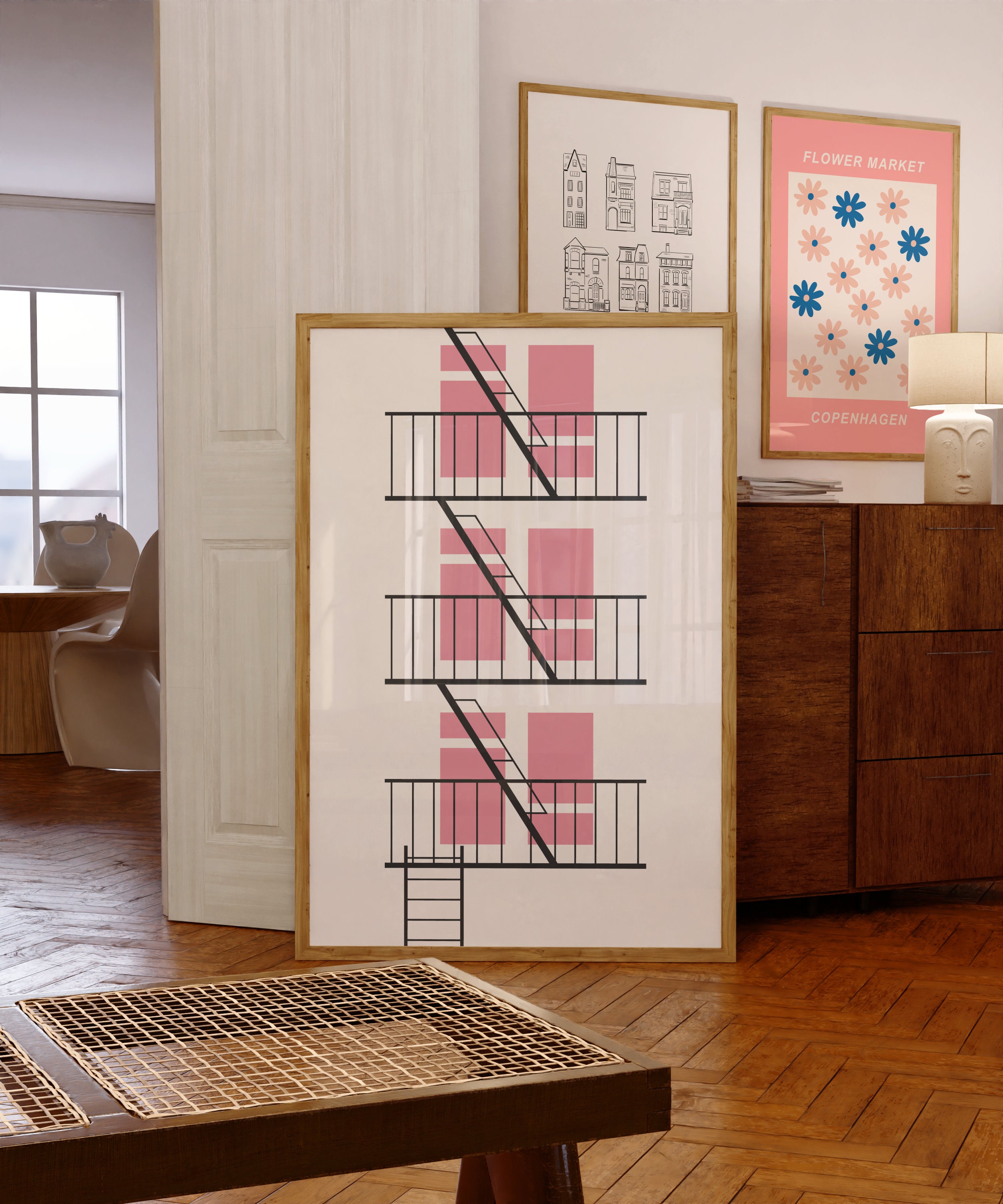 Fire Escape Digital Wall Art/poster - Etsy
