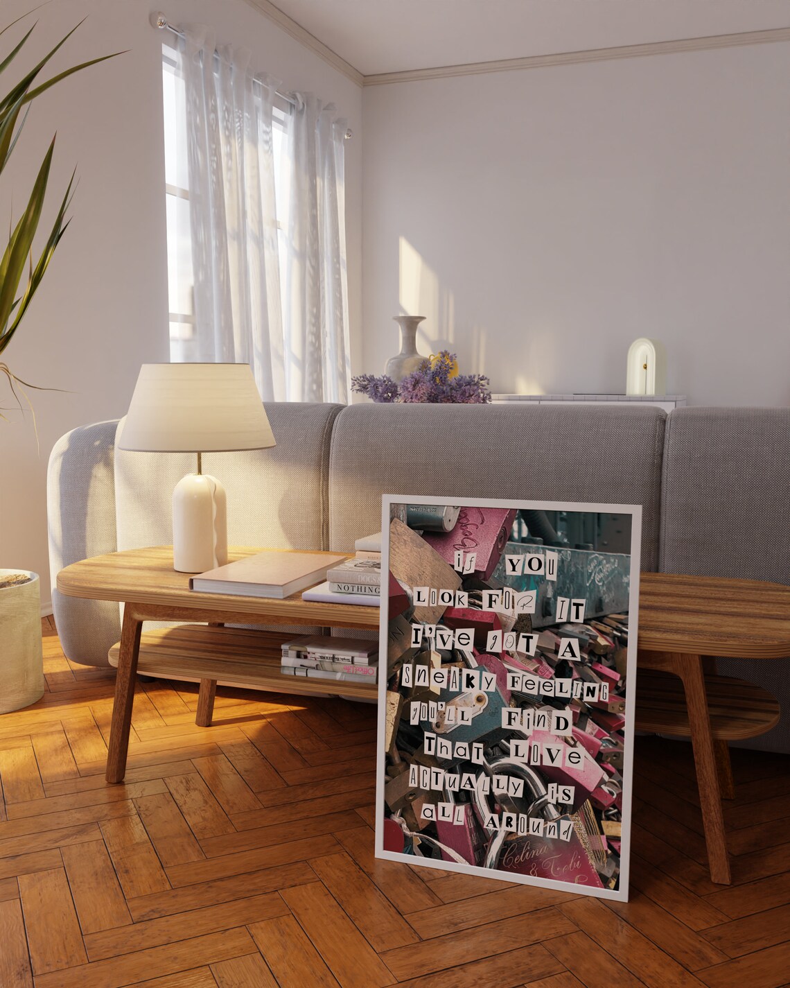 Love Lock Bridge Magazine Letters Digital Art "if You Look for It I've ...