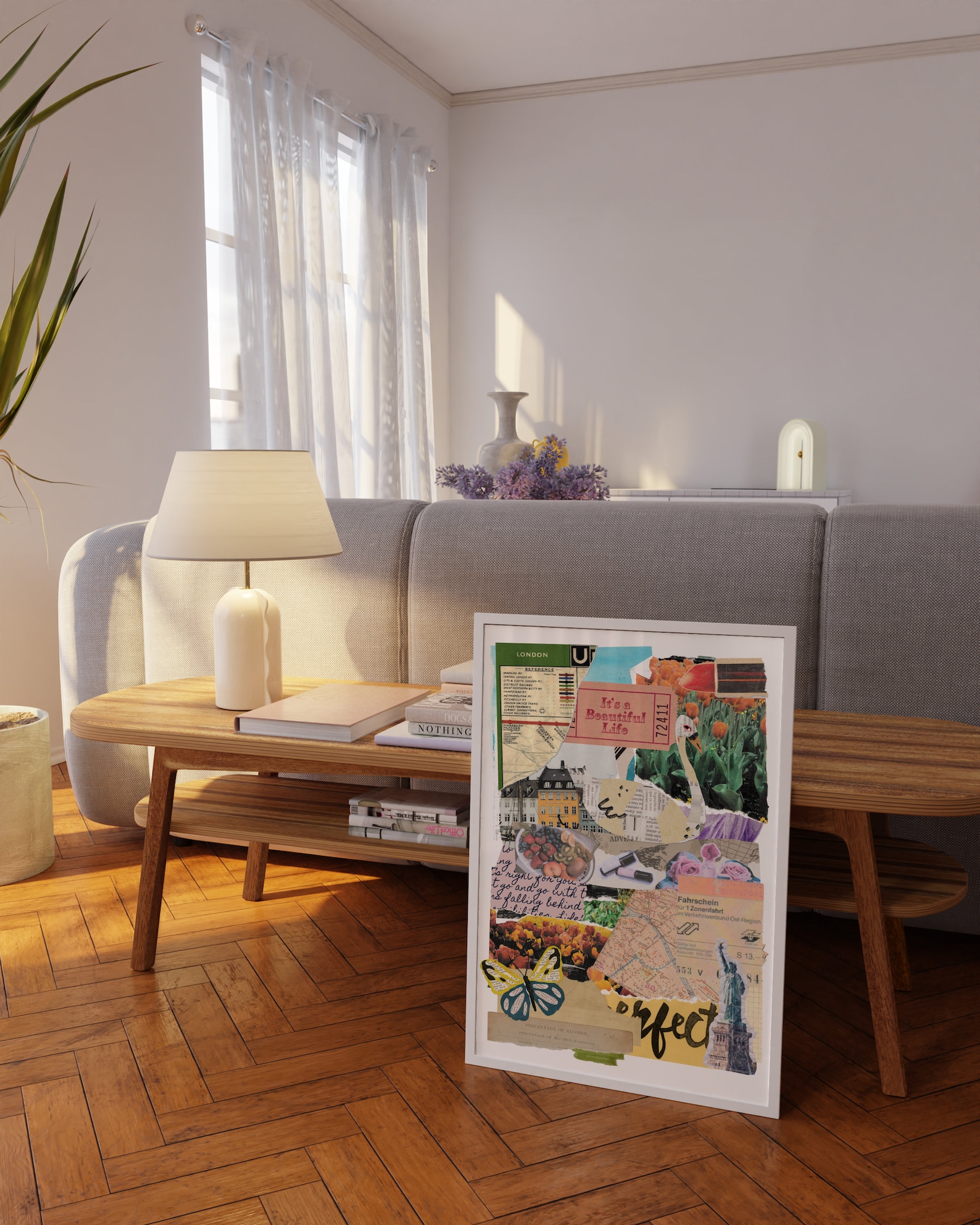 Magazine Cut-outs Collage Digital Wall Art/poster - Etsy