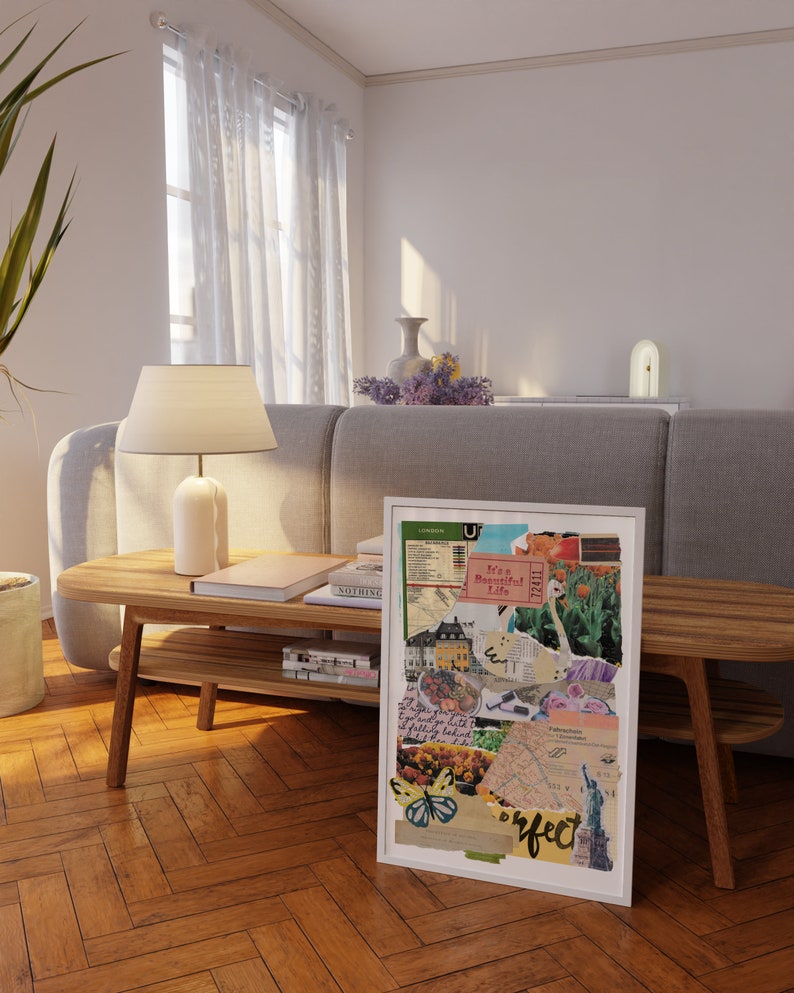 Magazine Cut-outs Collage Digital Wall Art/poster - Etsy