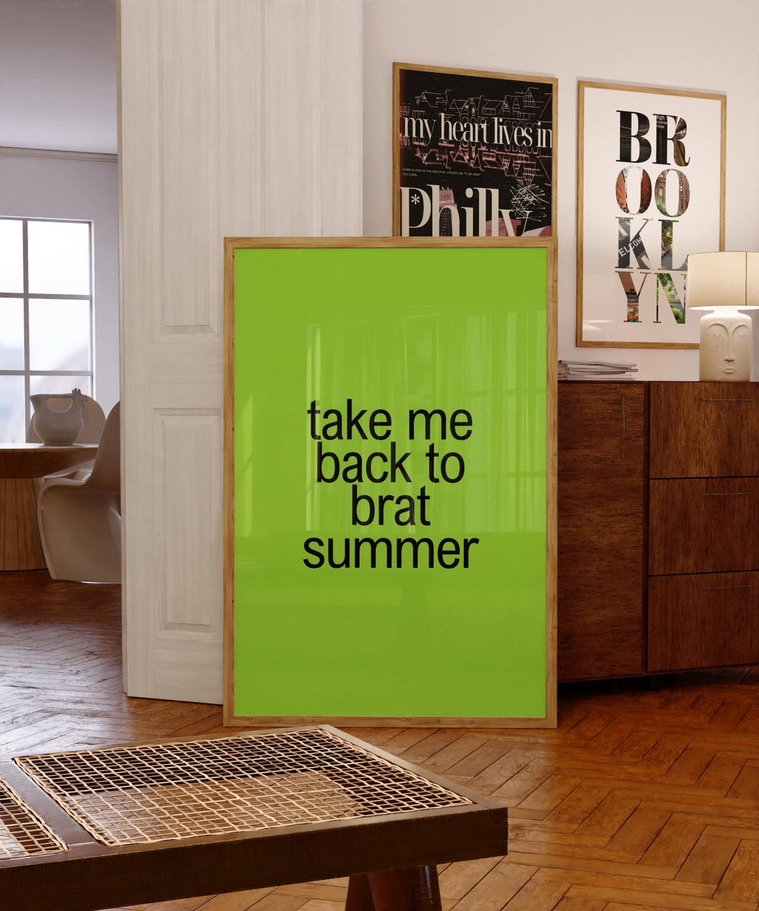 Take Me Back to Brat Summer Digital Wall Art/poster - Etsy