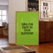 Take Me Back to Brat Summer Digital Wall Art/poster - Etsy