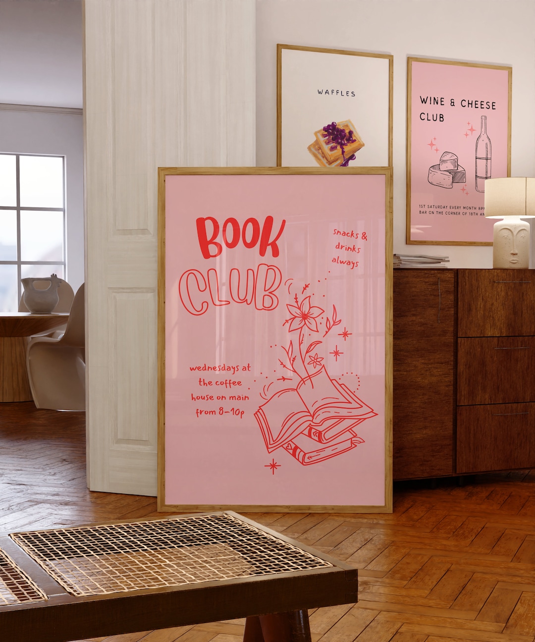 Book Club Digital Wall Art/poster - Etsy