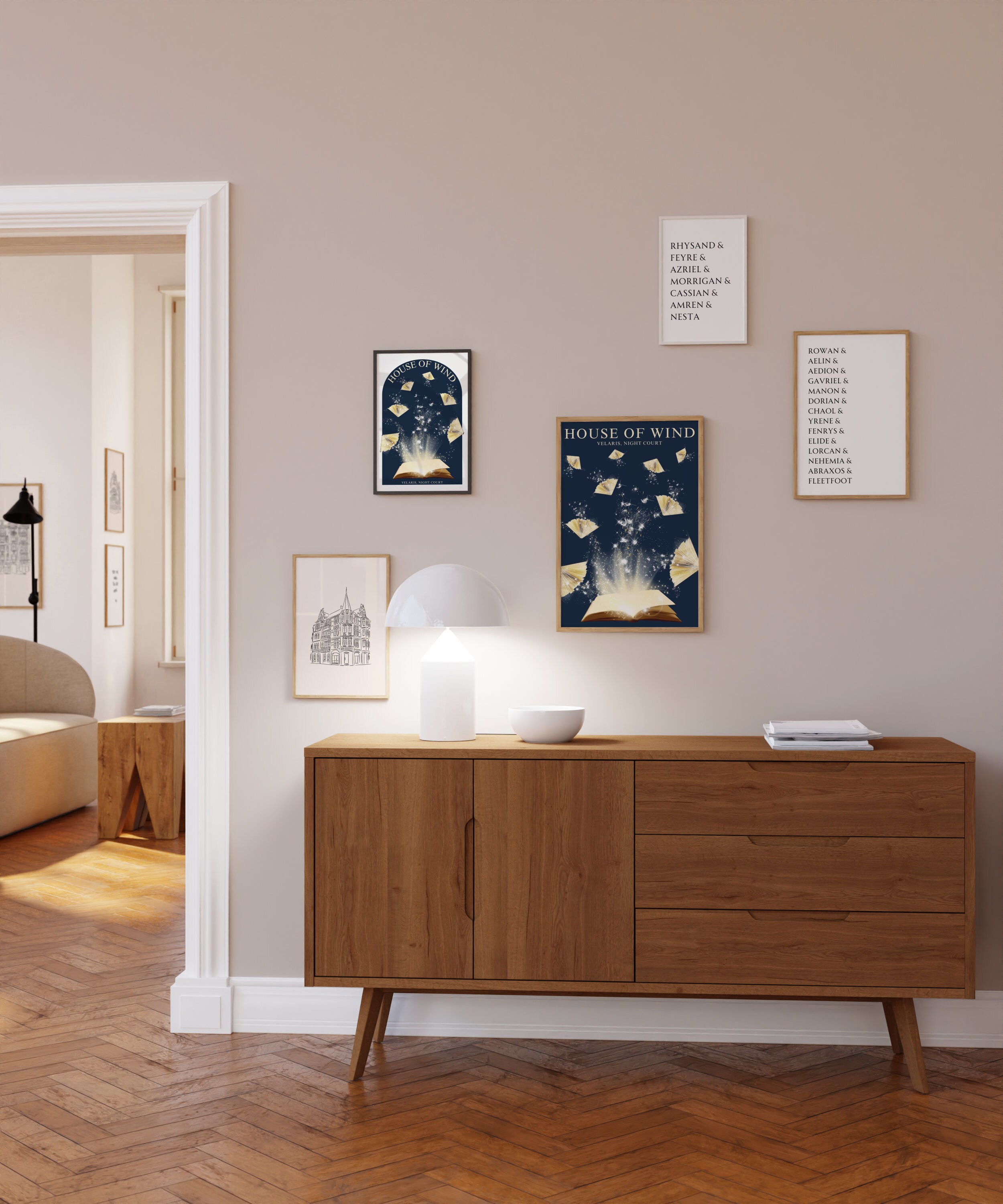 ACOTAR House of Wind Inspired Digital Wall Art/poster - Etsy