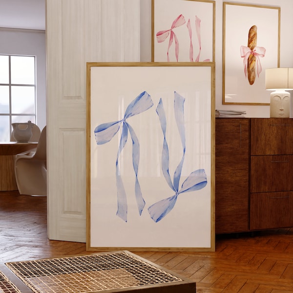 Blue Coquette Wall - Etsy