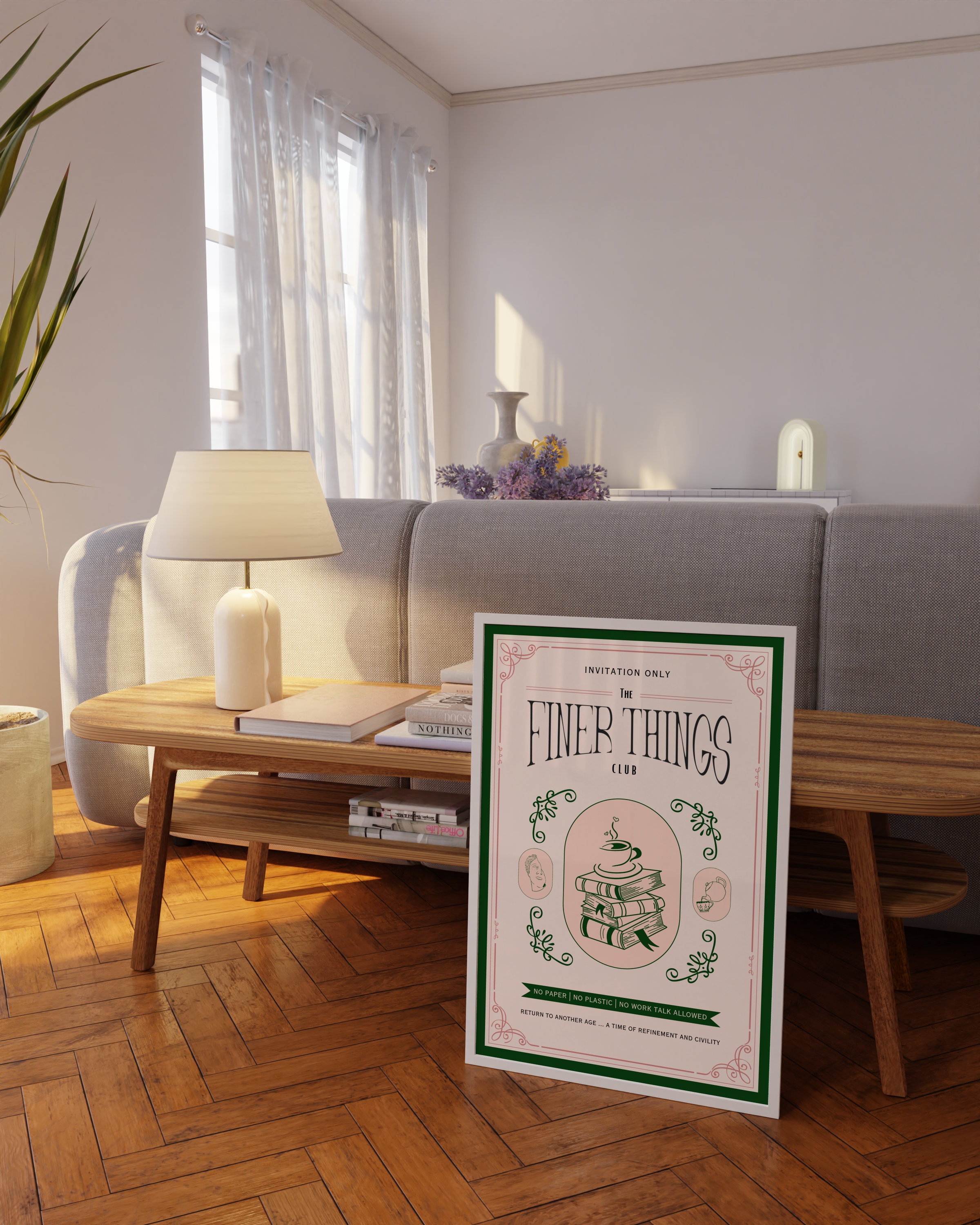 The Finer Things Club From the Television Show the Office Digital Wall ...