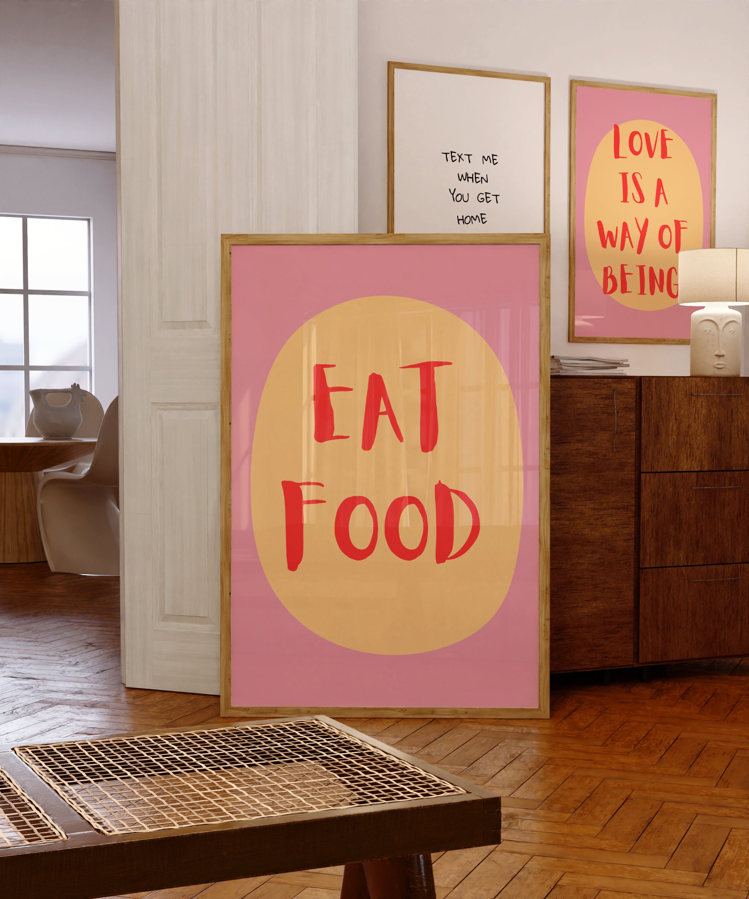 Eat Food Digital Wall Art/poster - Etsy