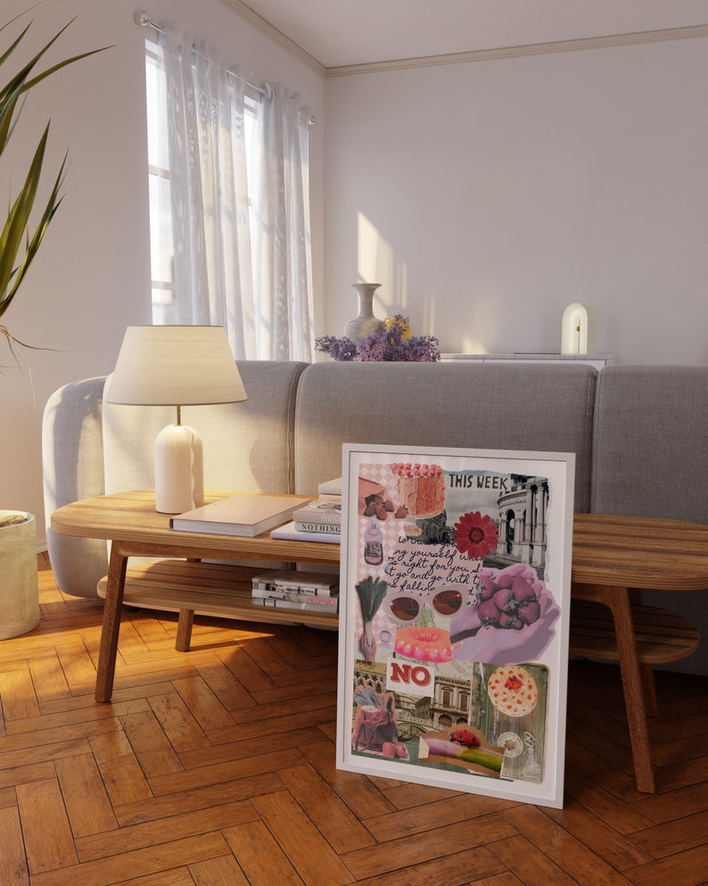 Magazine Cut-outs Collage Digital Wall Art/poster - Etsy