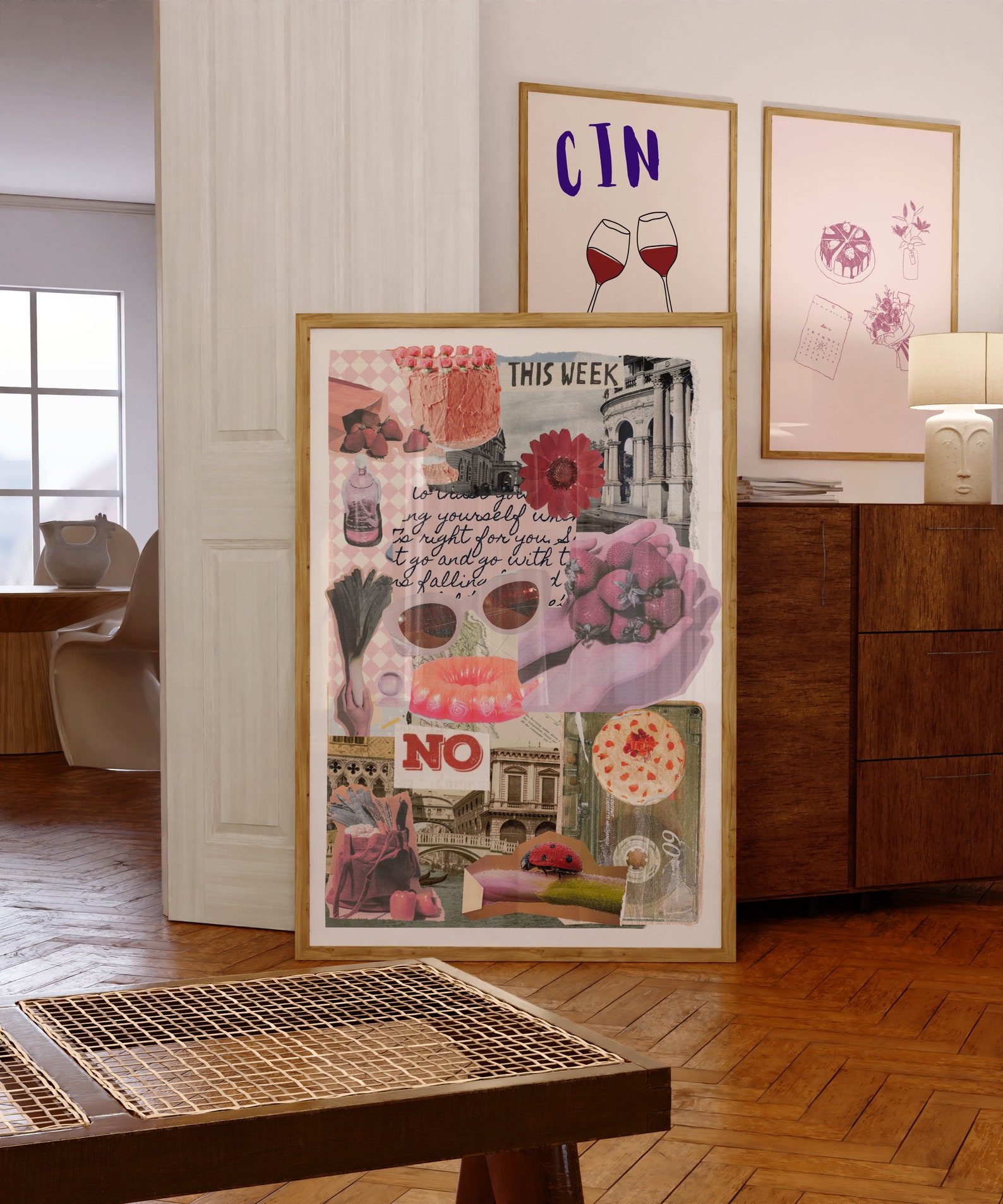 Magazine Cut-outs Collage Digital Wall Art/poster - Etsy