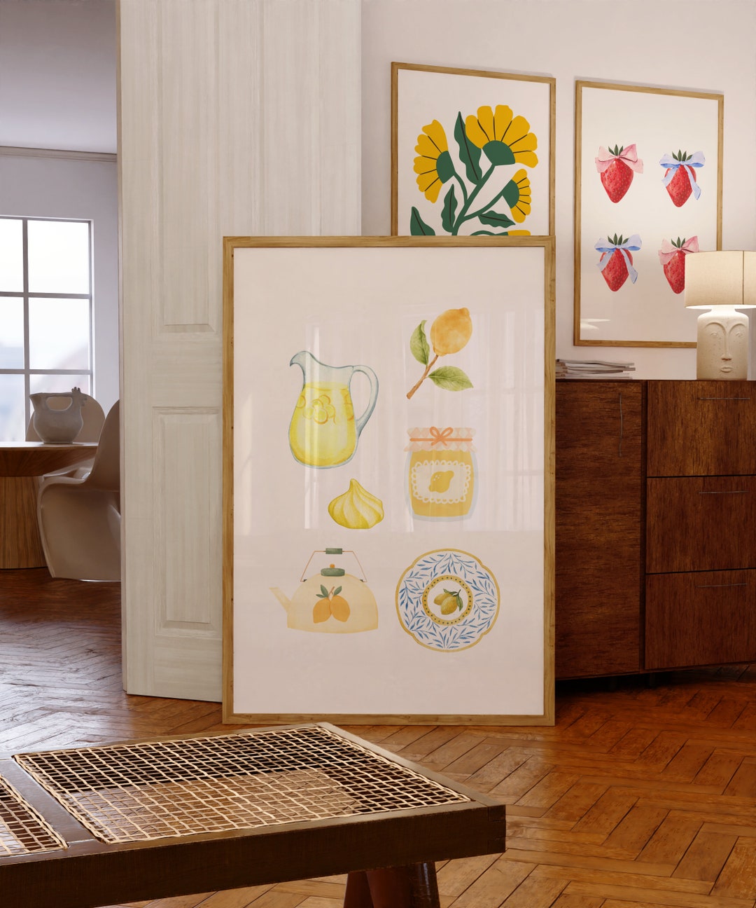 Yellow Lemon Collage Digital Wall Art/poster - Etsy