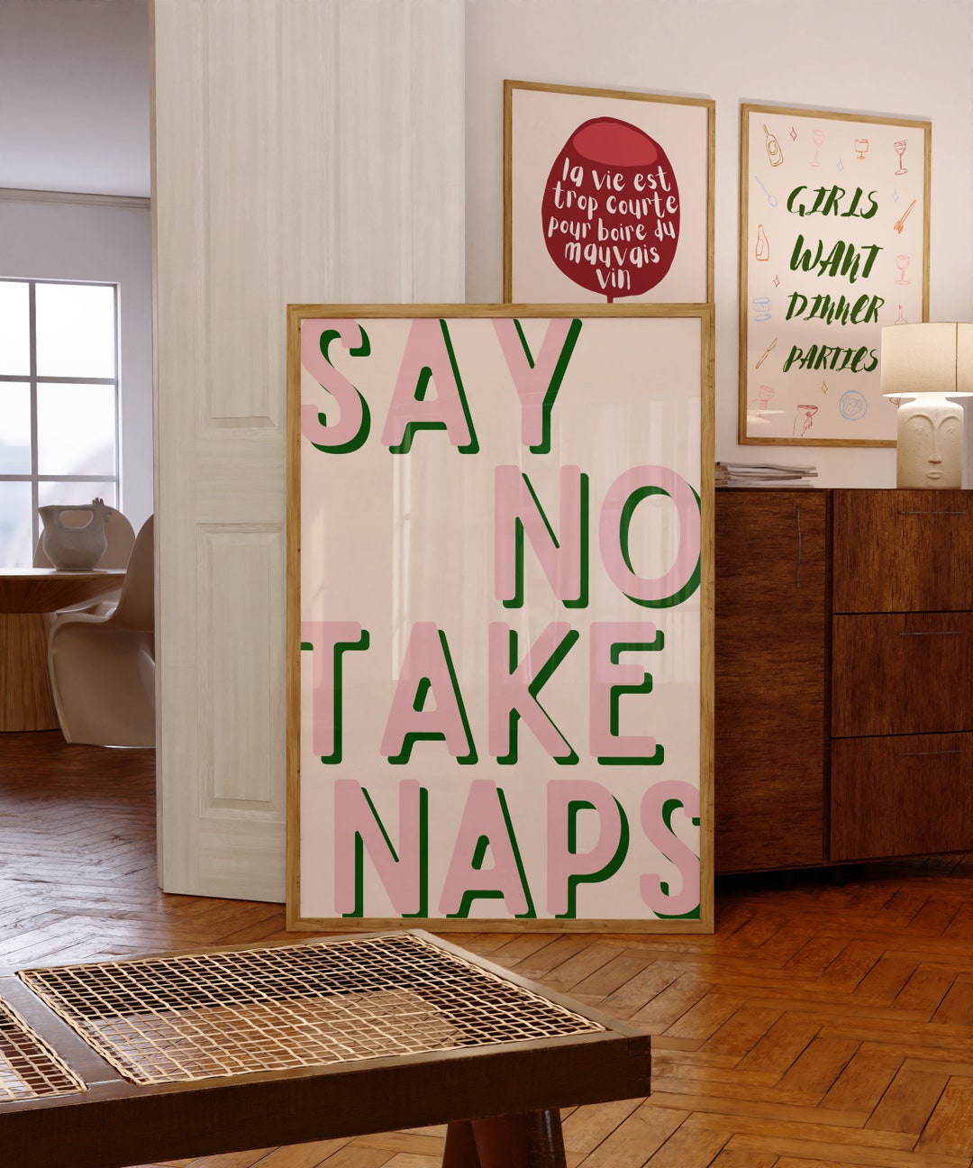 Say No Take Naps Digital Wall Art/poster - Etsy