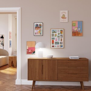 Bordered Magazine Cut-outs Collage Digital Wall Art/poster - Etsy