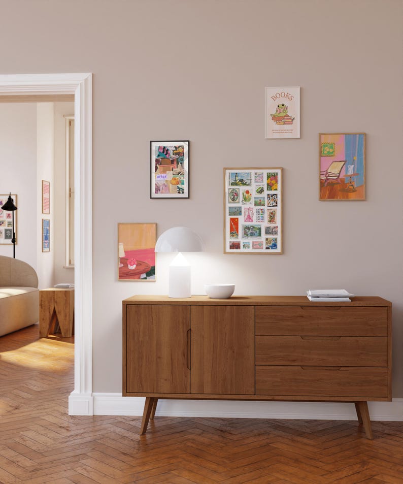 Bordered Magazine Cut-outs Collage Digital Wall Art/poster - Etsy