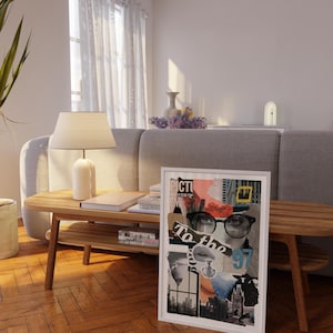 Magazine Cut-outs Collage Digital Wall Art/poster - Etsy