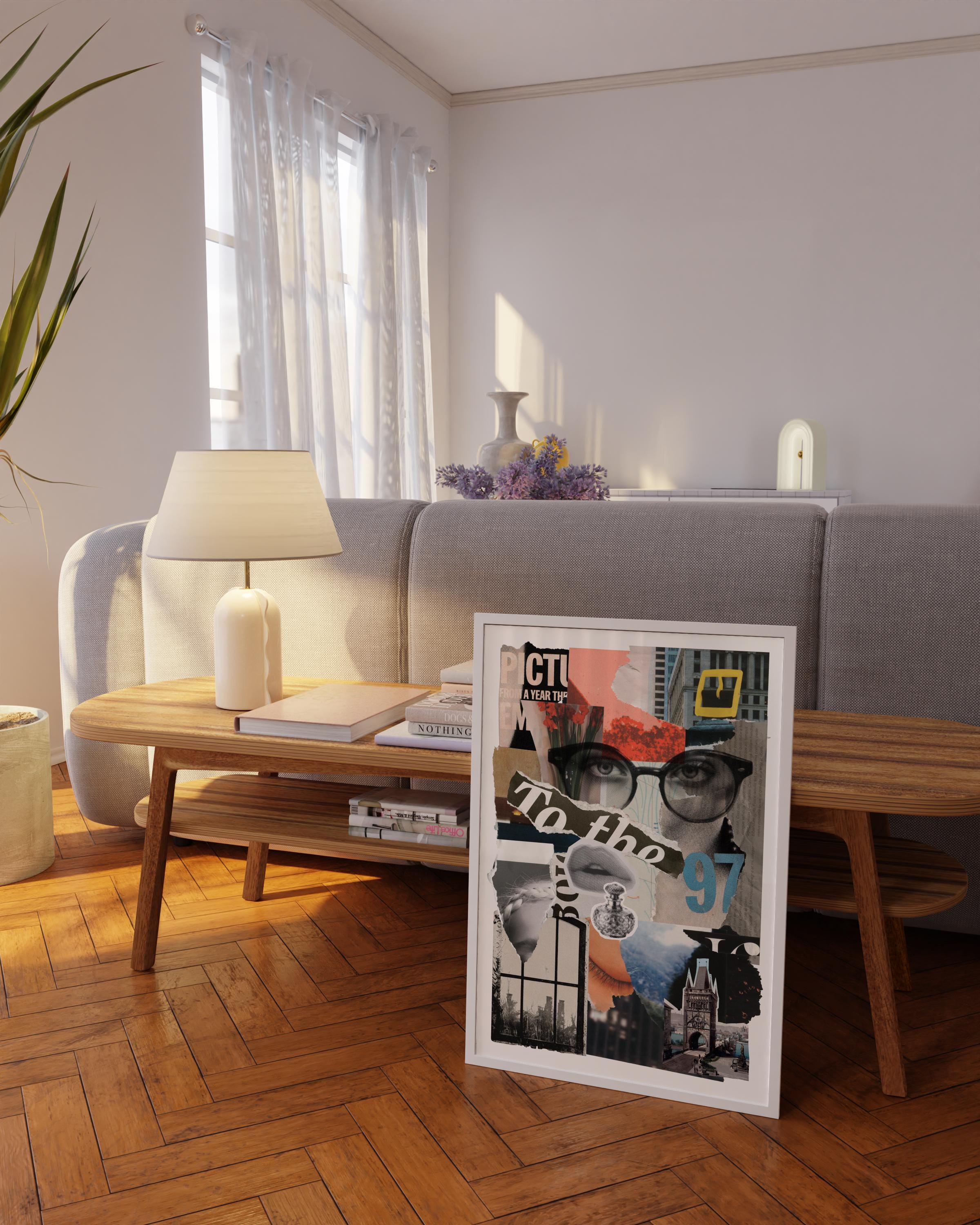 Magazine Cut-outs Collage Digital Wall Art/poster - Etsy